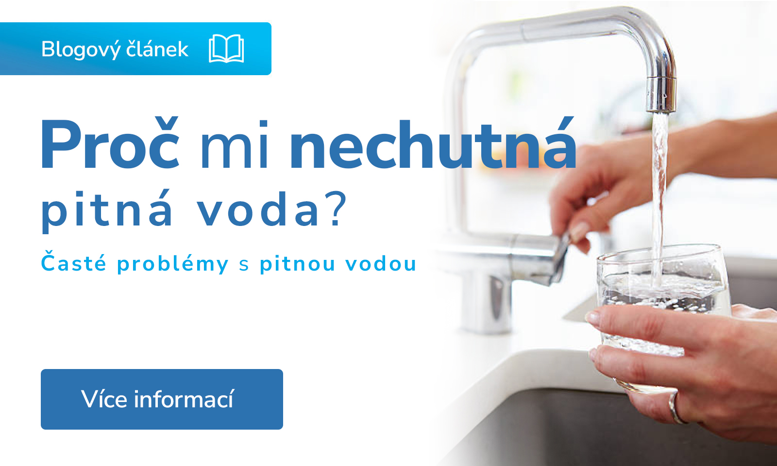Proč mi nechutná pitná voda?